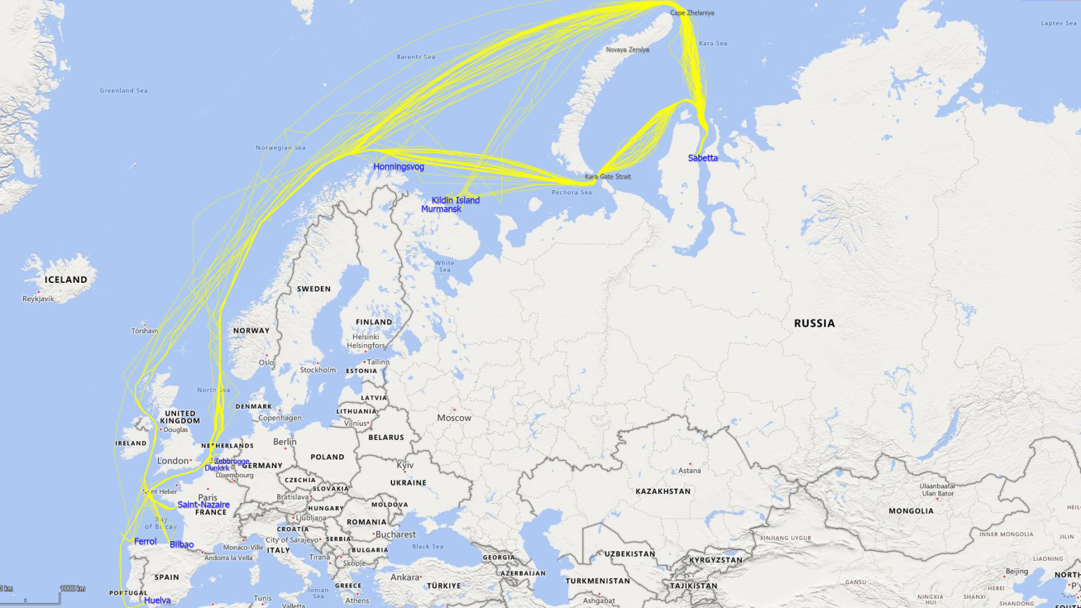 NSR Shipping activities in January – April 2024 - Centre for High North ...